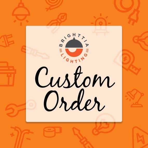 Custom Order for Custom Lighting Lamp Design Projects DIY - Etsy