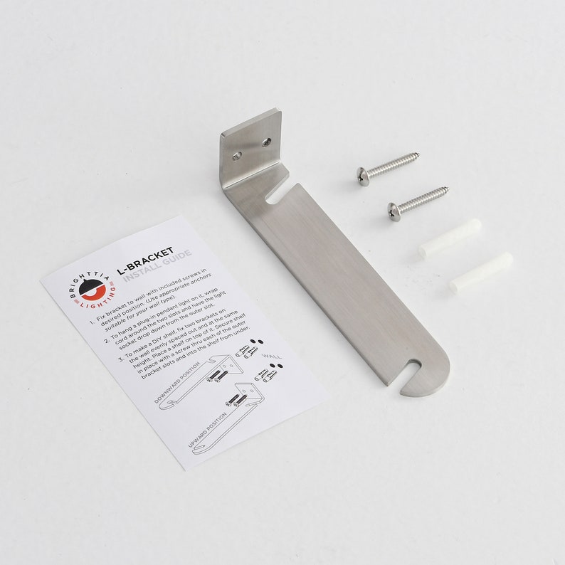 Wall Bracket for Hanging Plug-in Pendant and Plant on Wall - Etsy