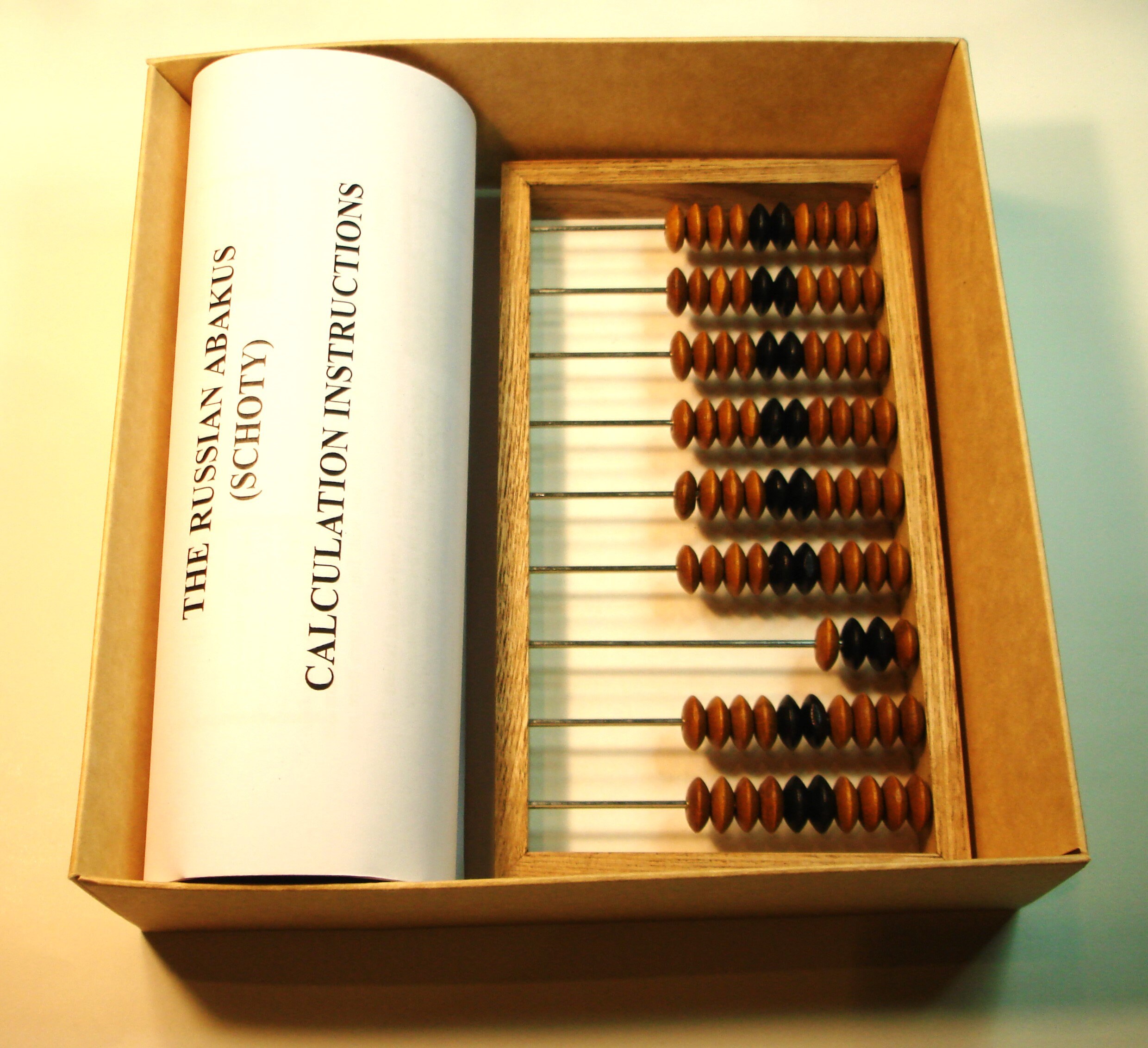 Ábaco decimal ruso con manual de conteo - Etsy España