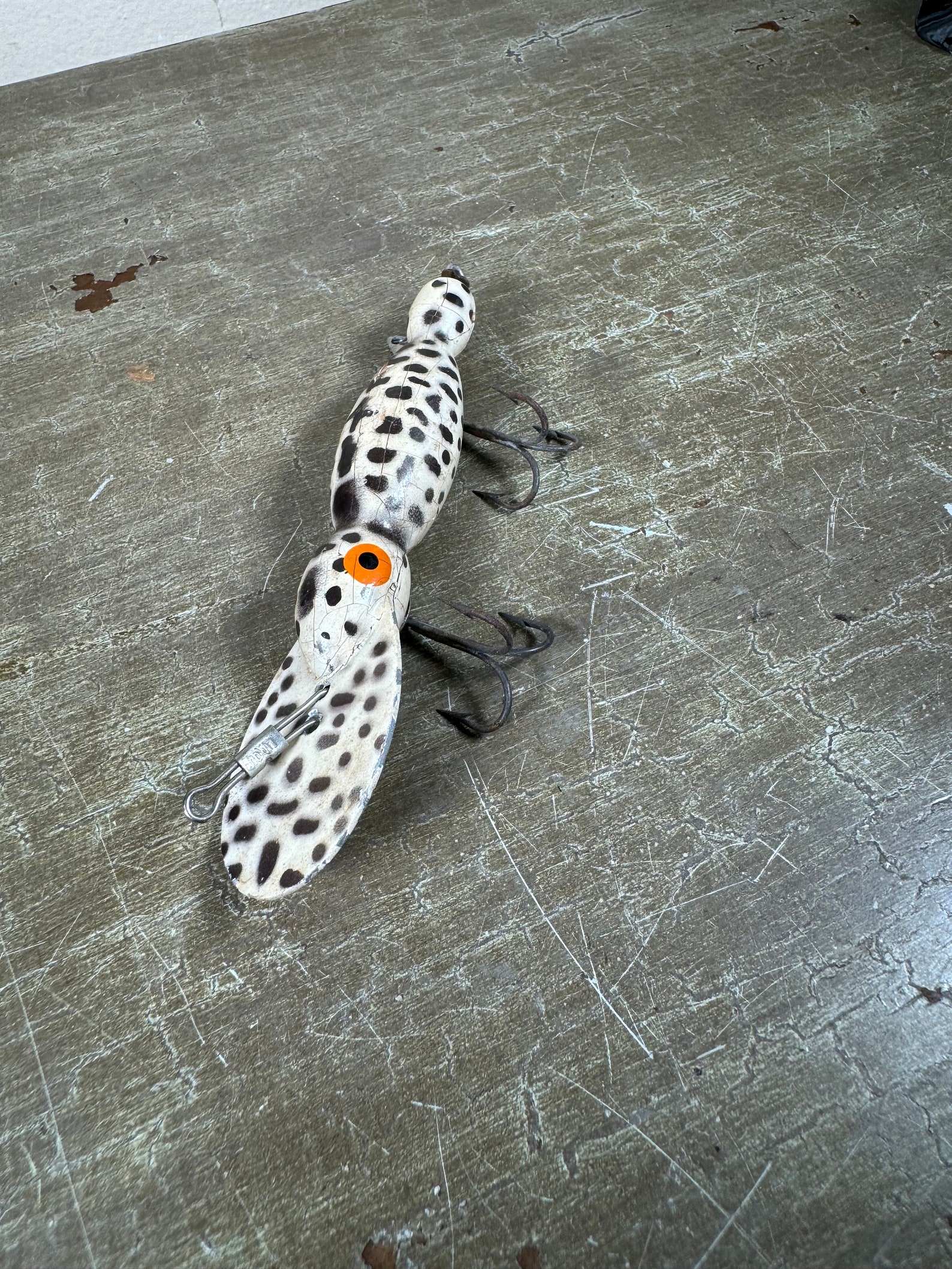 Whopper Stopper Hellbender by Luxon Antique Wooden Fishing Lure ...