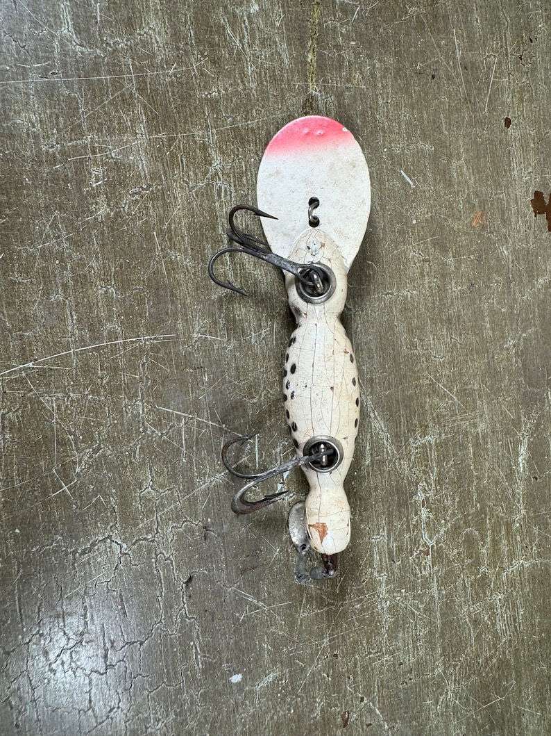 Whopper Stopper Hellbender by Luxon Antique Wooden Fishing Lure ...