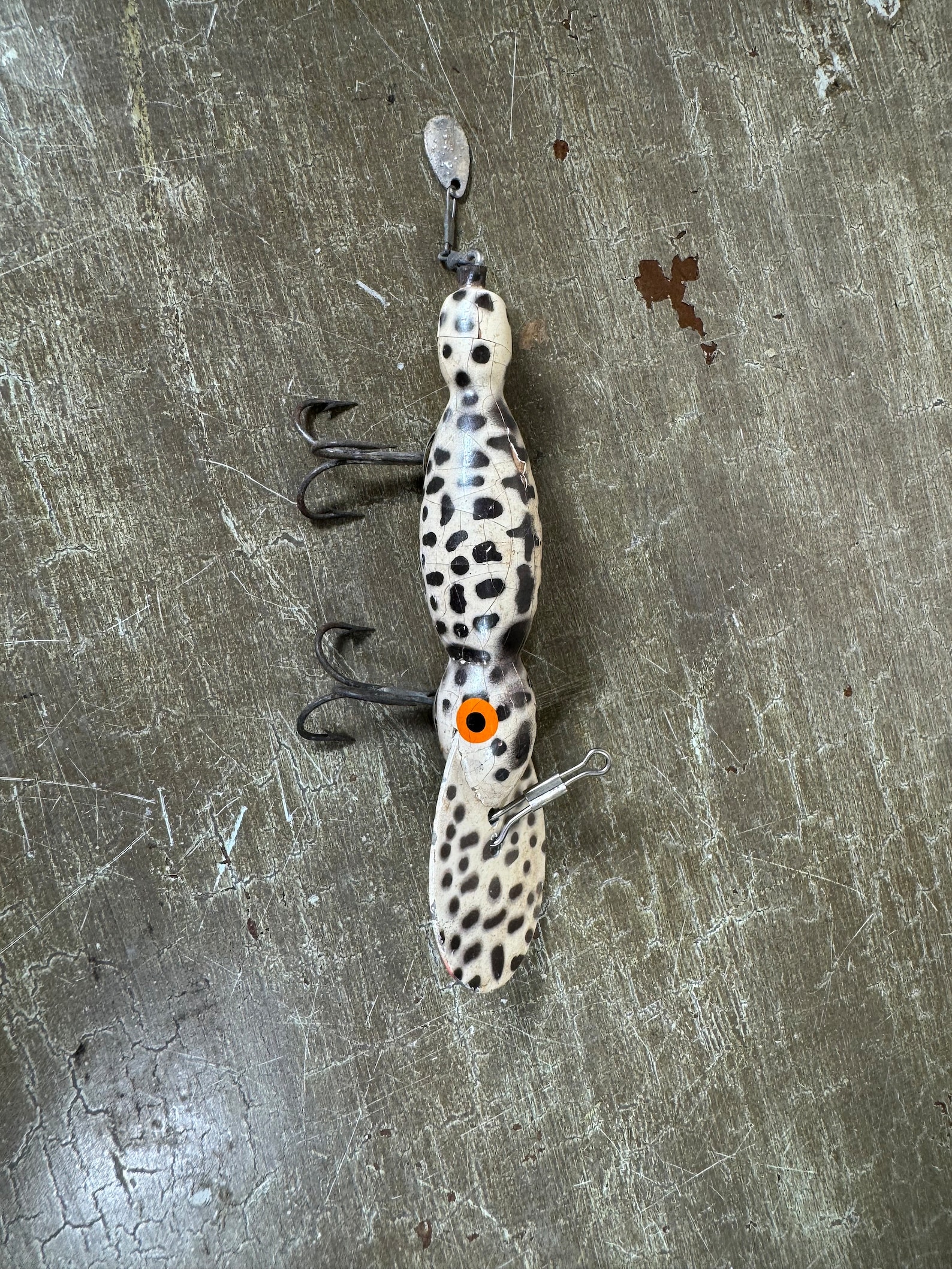 Whopper Stopper Hellbender by Luxon Antique Wooden Fishing Lure ...