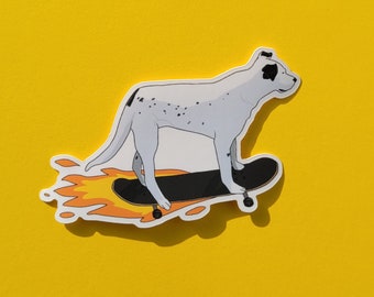 Sick Dog Sticker | Etsy