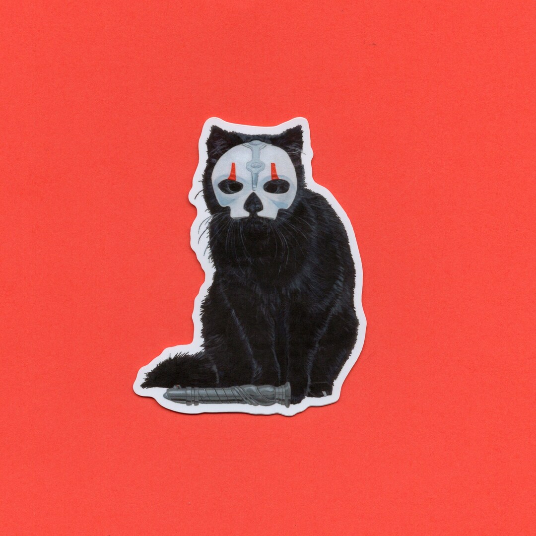 Darth Nihilus Cat Vinyl Sticker - Etsy