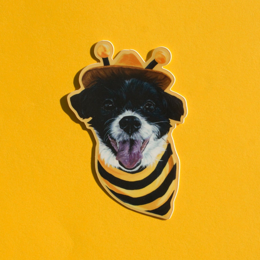 Beehaw Dog Vinyl Sticker - Etsy