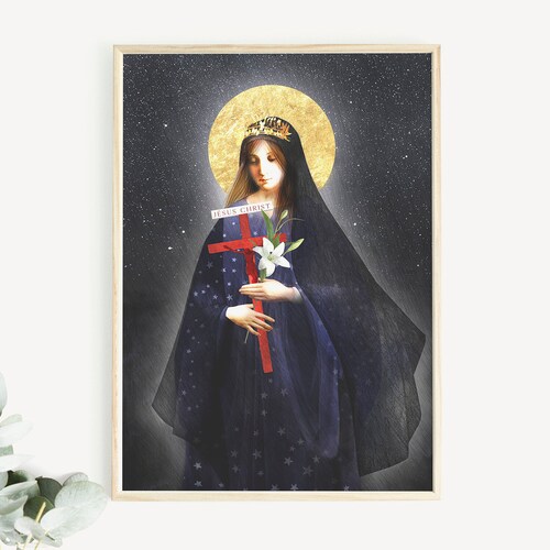 Our Lady of Hope of Pontmain Print | Etsy