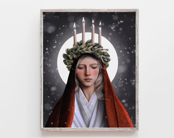Saint Lucy Print - Etsy