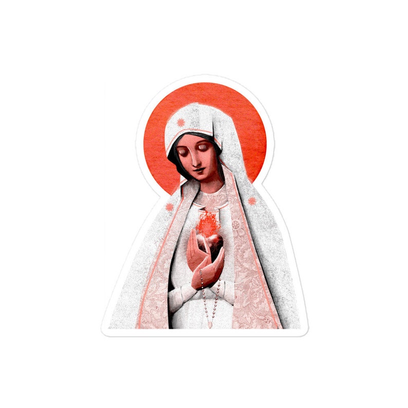 Our Lady of Fatima Sticker - Etsy