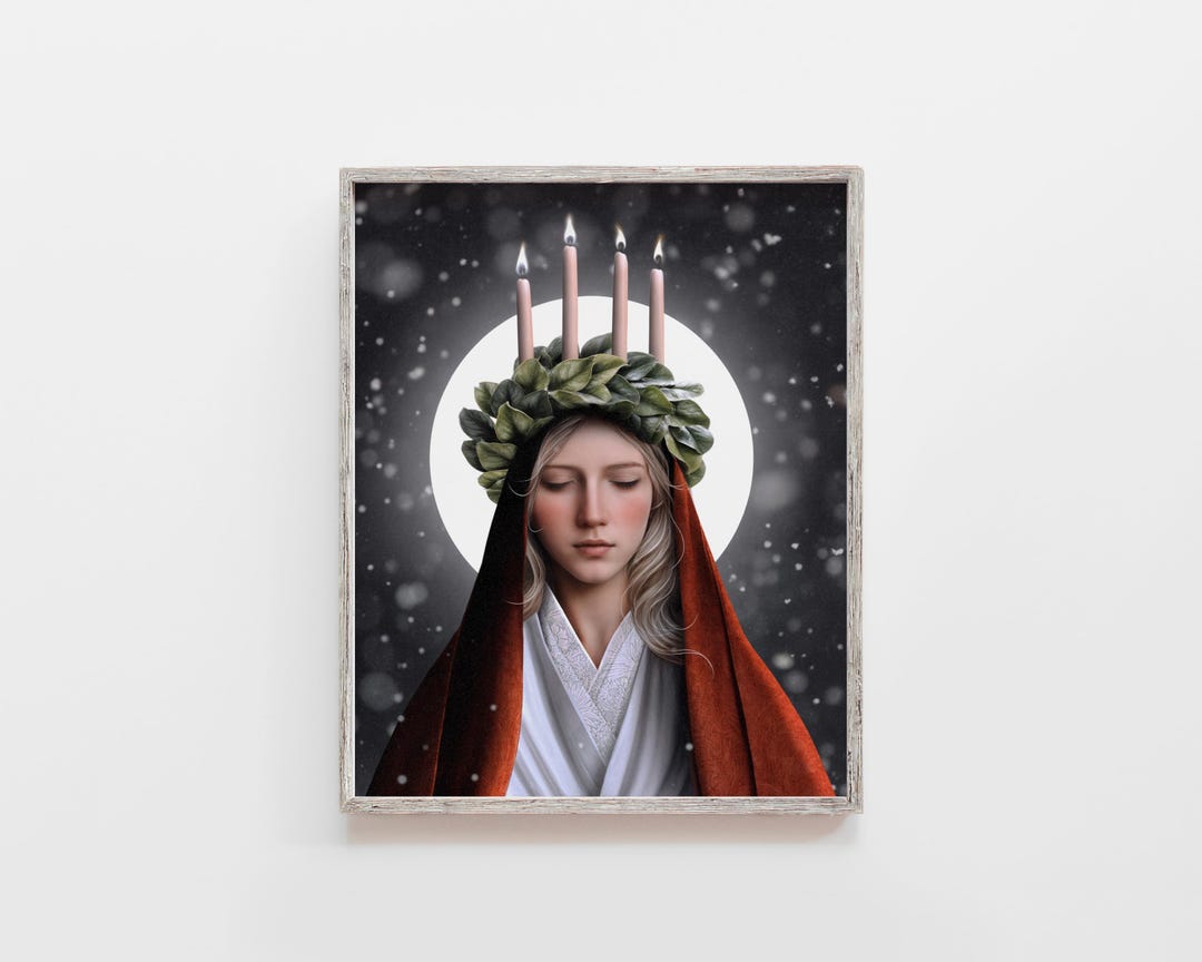 Saint Lucy Print - Etsy