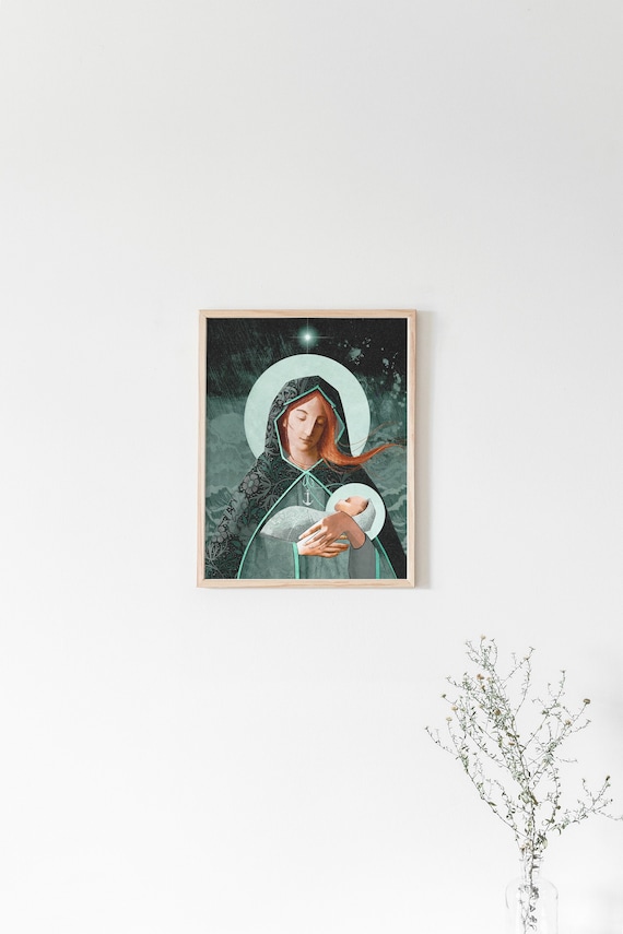 Stella Maris Our Lady Star of the Sea Print - Etsy