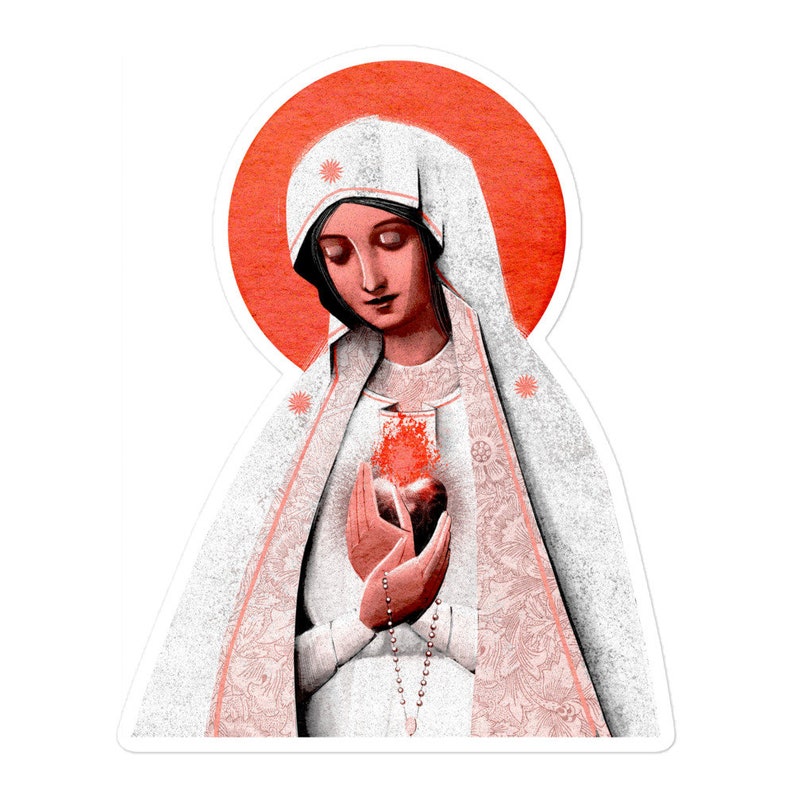 Our Lady of Fatima Sticker - Etsy