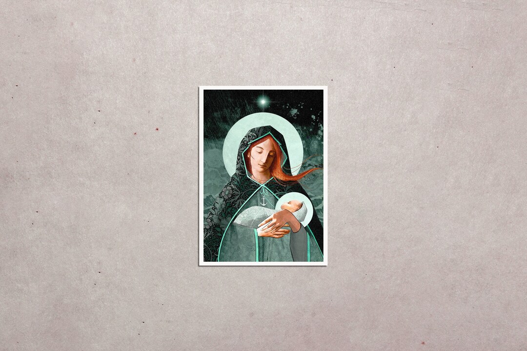Stella Maris, Our Lady Star of the Sea Holy Card - Etsy