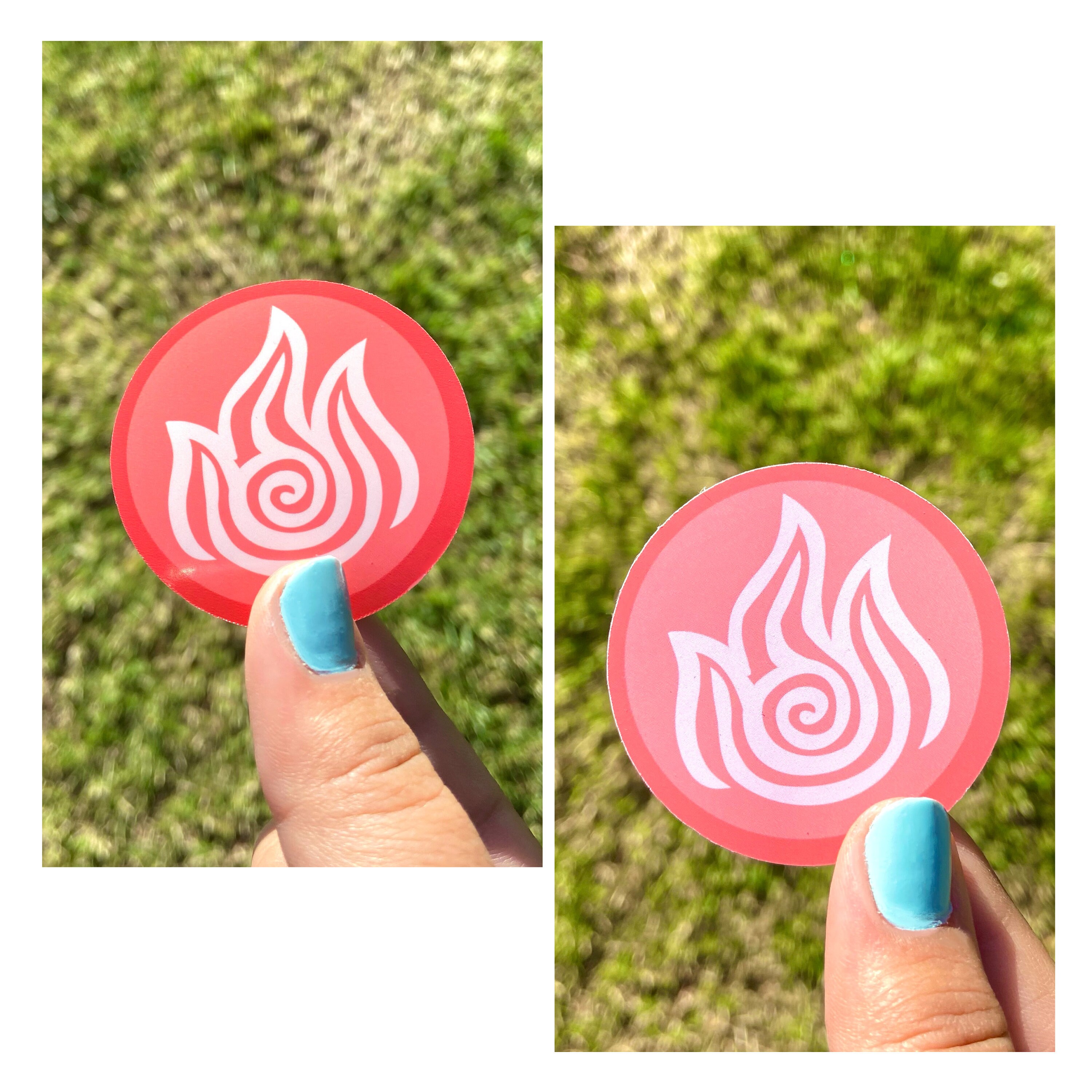 ATLA Nation Sticker Pack Fire Earth Air Water Logos - Etsy