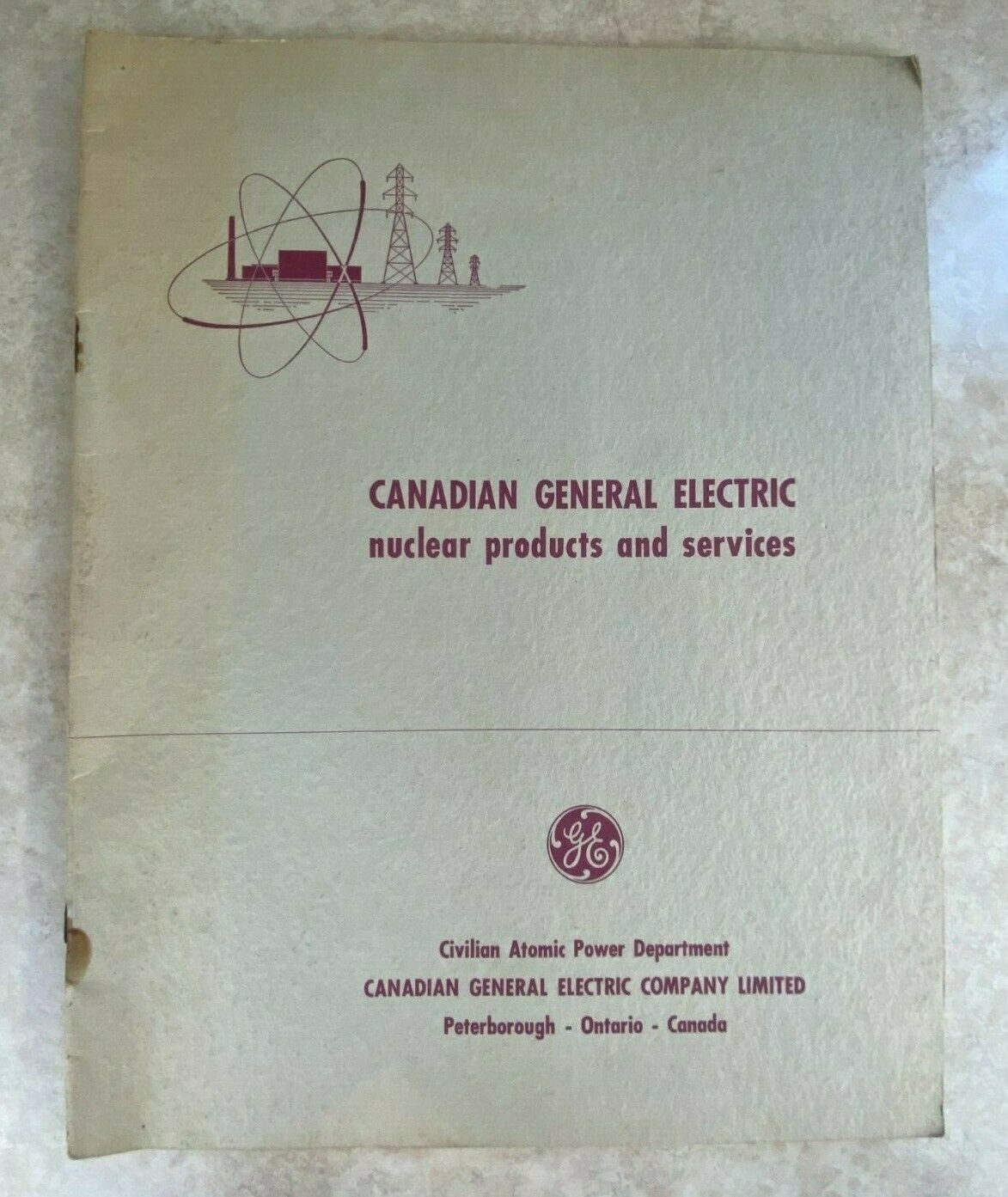 Art & Collectibles Advertisements Canadian General Electric Nuclear ...