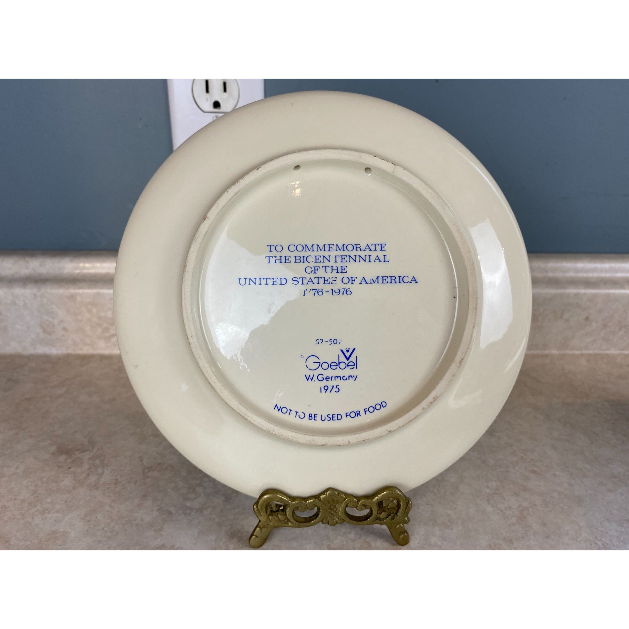 Goebel Bald Eagle Plate in Bas Relief Limited Edition - Etsy