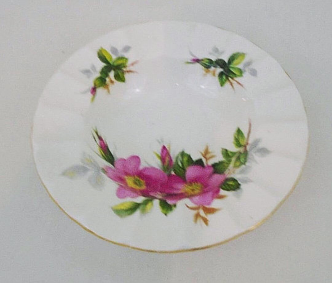 Royal Albert Vintage Prairie Rose Bone China Ashtray - Etsy