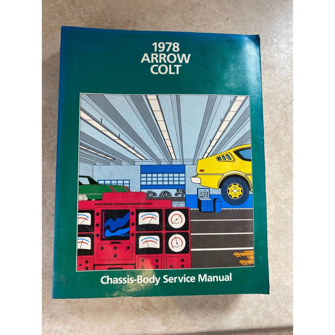 1978 Chrysler Arrow Colt Chassis-body Service Manual Book - Etsy