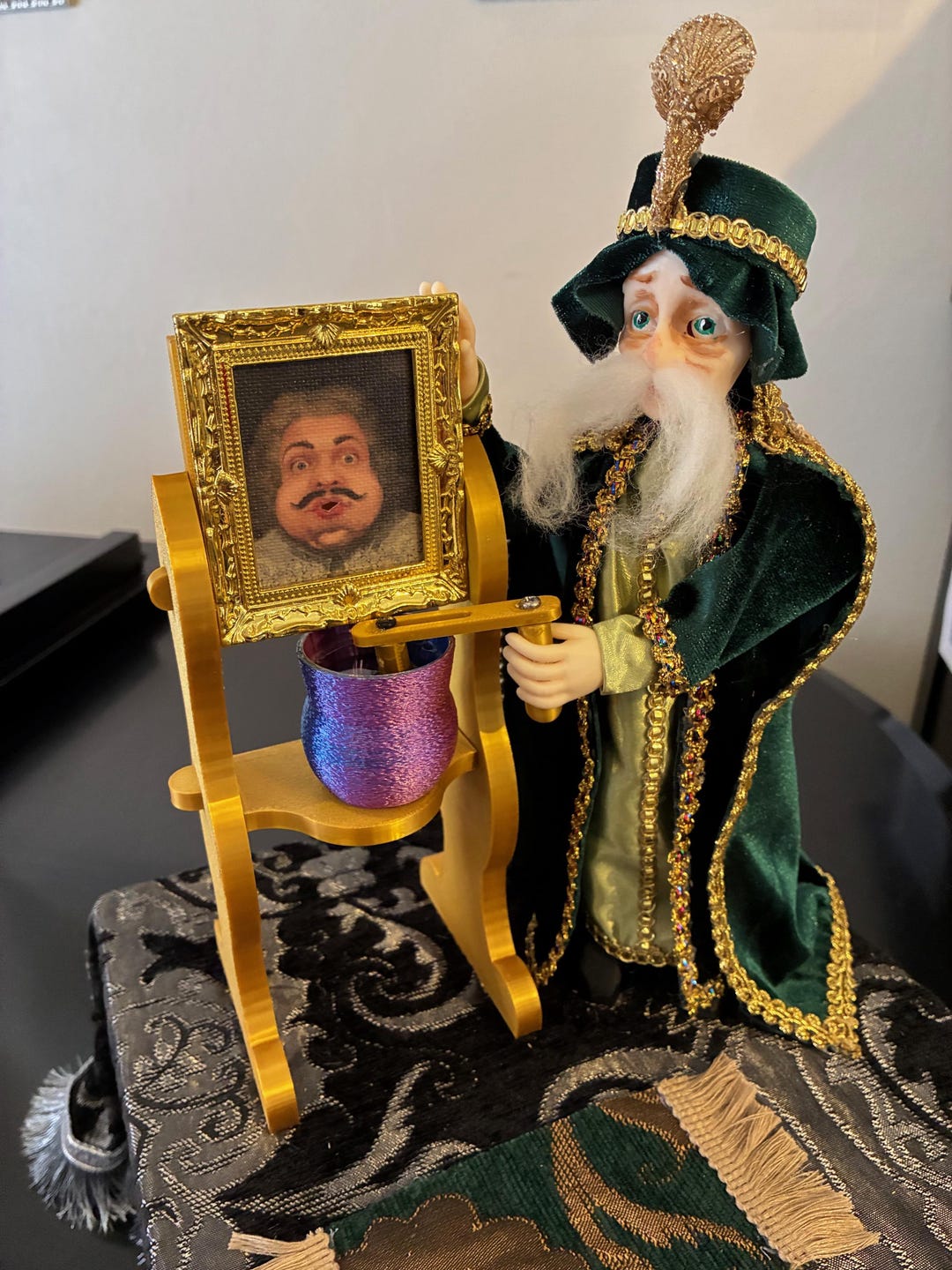 Automaton-mechanical Doll- Magic Portrait in Green - Etsy