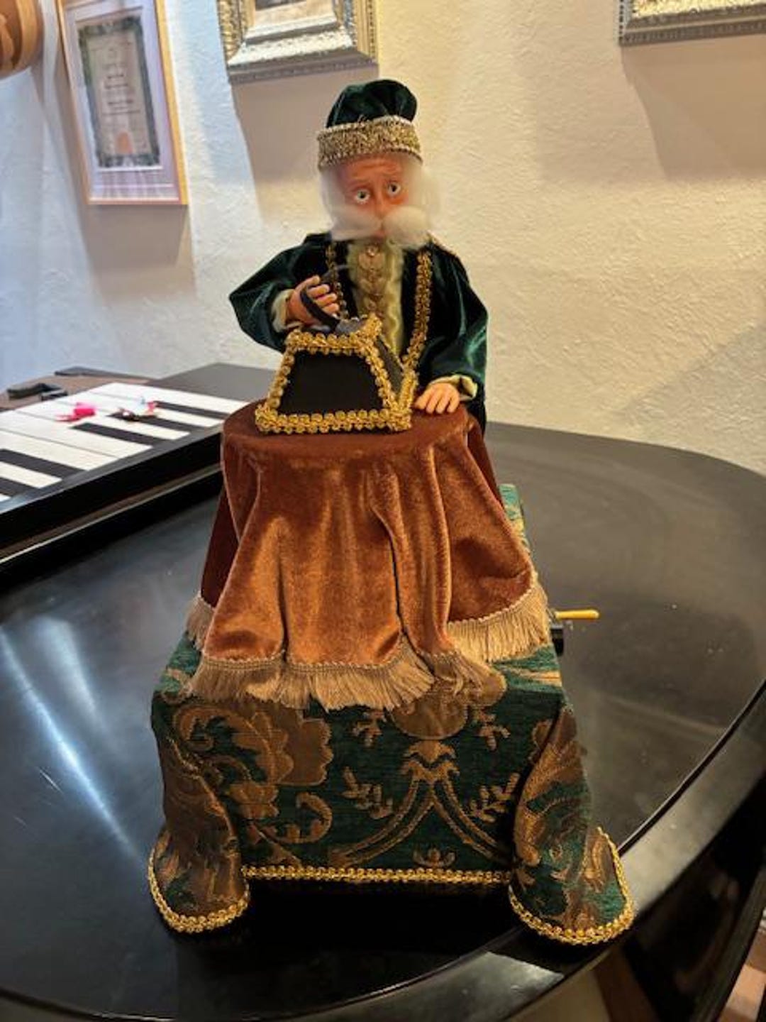 Automaton-mechanical Doll-magician IN GREEN - Etsy