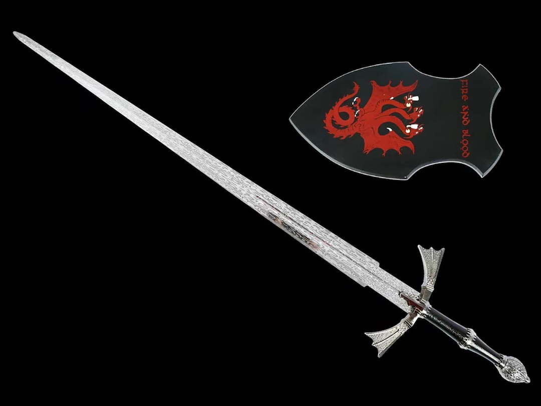 Daemon Targaryen Replica Sword Game of Thrones Roleplay Dark - Etsy