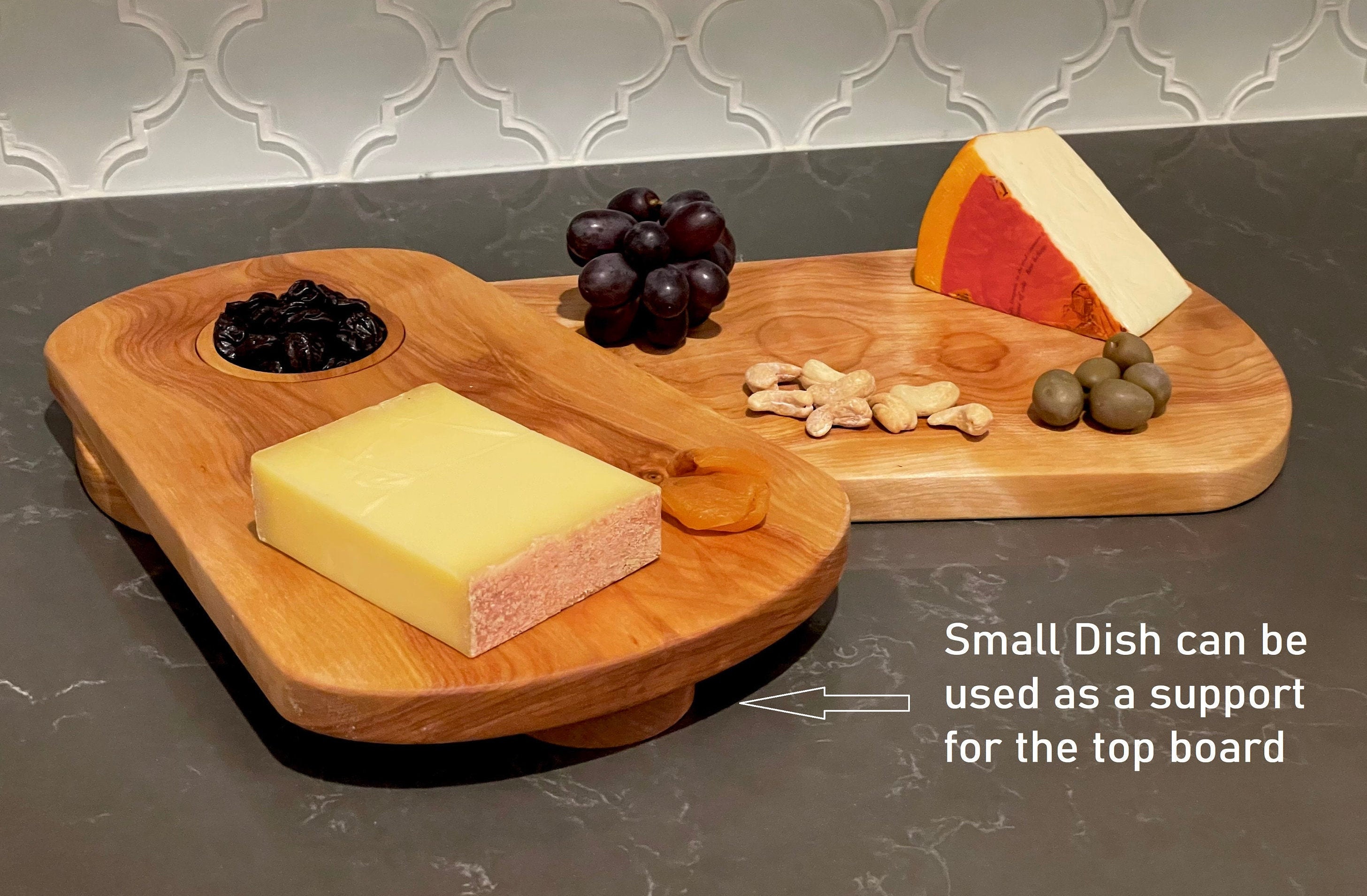 Modern Design Charcuterie Board Set With Handles and Nesting | Etsy