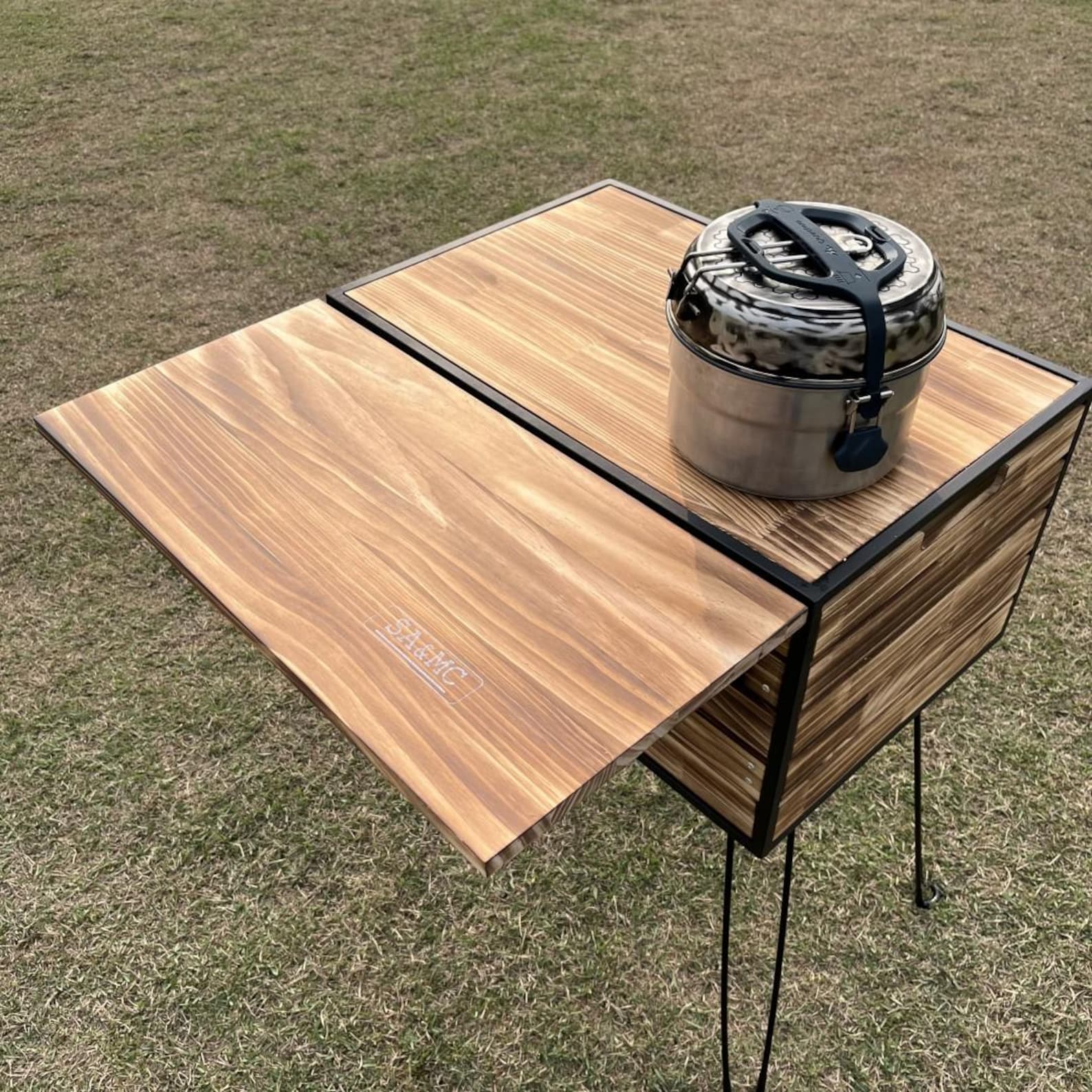 Foldable Camp Kitchen Box: Car Camping Organizer Station - Etsy