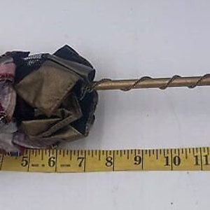 Vintage RARE Jester Doll Harlequin Marotte Puppet Wooden Handle Theatre ...