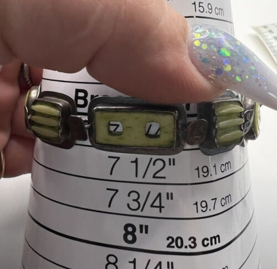 JANICE LEE RIPLEY Jlr Handmade Hand Carved Green Yak … - Gem