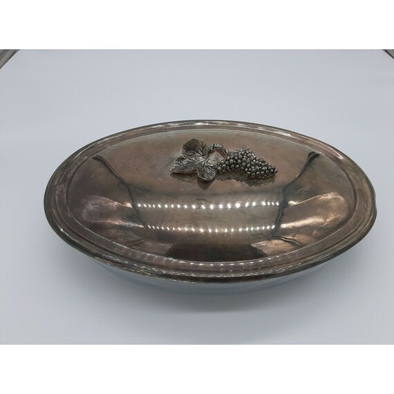 Vintage Marinex Glass Dish Made In Brazil Brownie Pan W Silver | Etsy