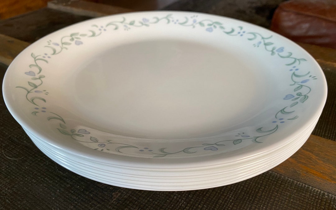 CLEARANCE - Set of 8 Corelle “country Cottage” 10 1/4” Dinner Plates - Etsy