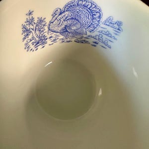 Spode “festival” Thanksgiving Blue Transferware Teacup & Saucer Set - Etsy