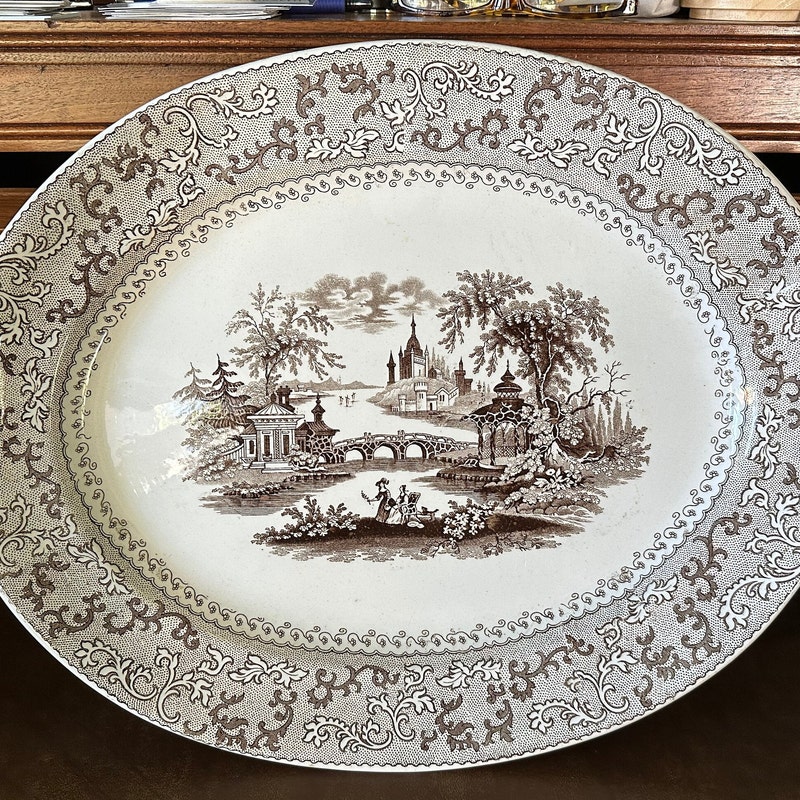 Brown Platter - Etsy