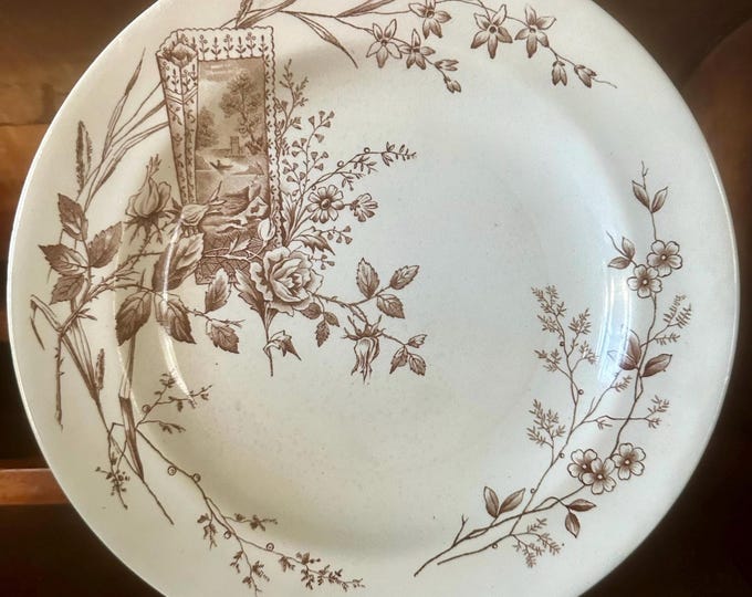 Antique Edge, Malkin & Co. “trentham” Brown Aesthetic Movement-era ...