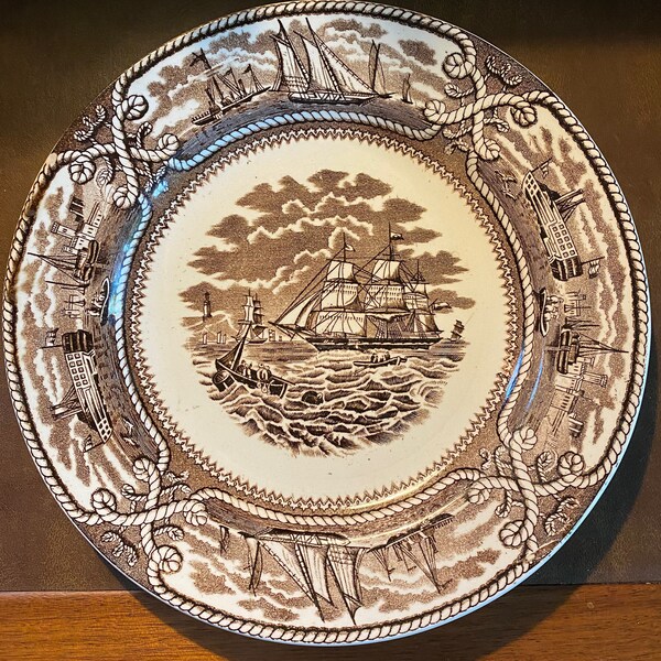 Ashworth Bros Ironstone Plate - Etsy