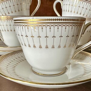 Gorgeous Vintage Spode “queens Gate” Gilt Gold Teacup & Saucer Set(s) - Etsy