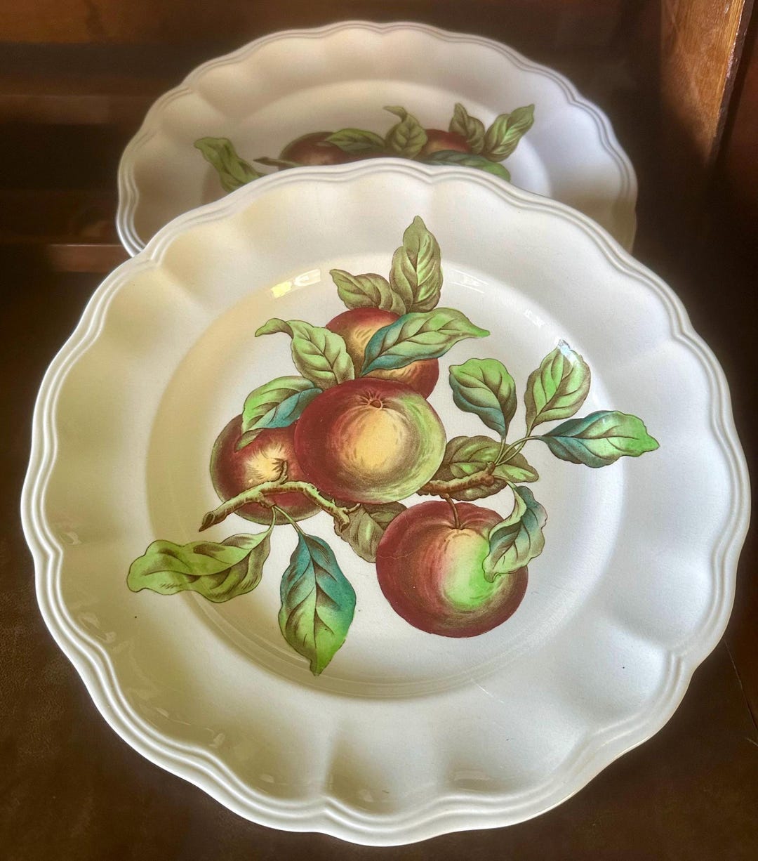 Set of 6 1948 Copeland Spode “apple” Dinner Plates - Etsy