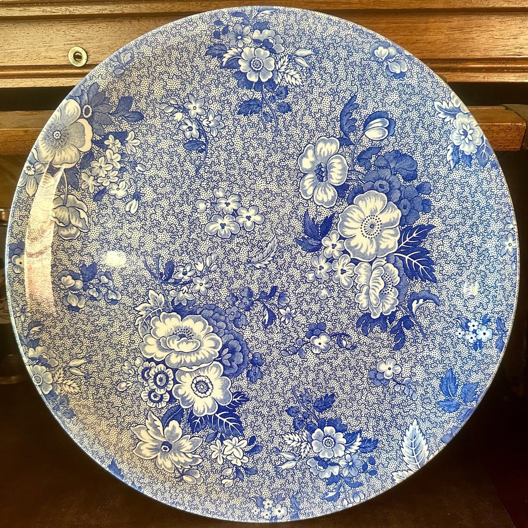 Spode Blue Room Collection primula Round Serving Platter - Etsy