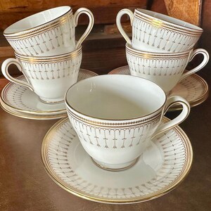 Gorgeous Vintage Spode “queens Gate” Gilt Gold Teacup & Saucer Set(s) - Etsy