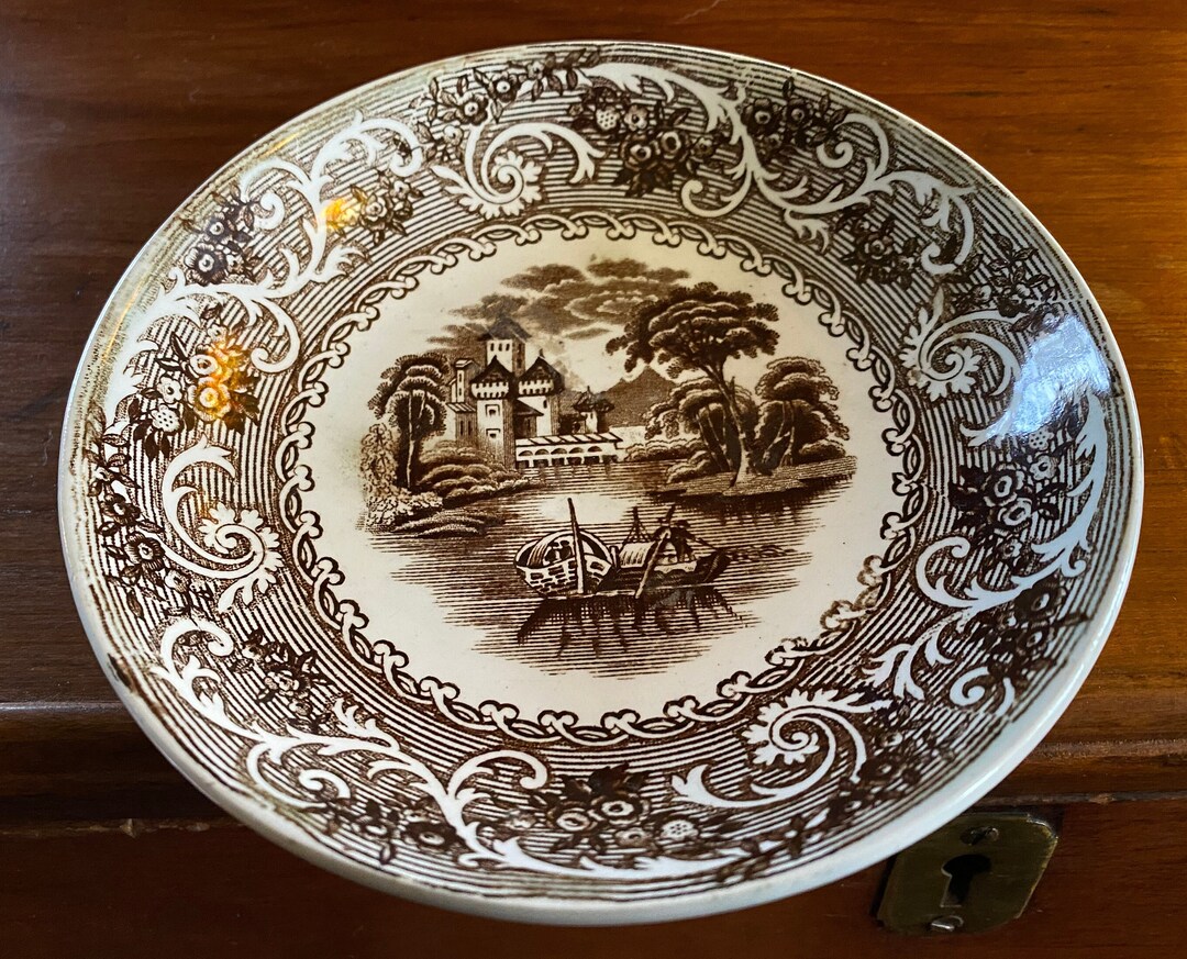 Antique C.1870s-80s John Meir & Son “rhine” Fruit/dessert Bowl - Etsy