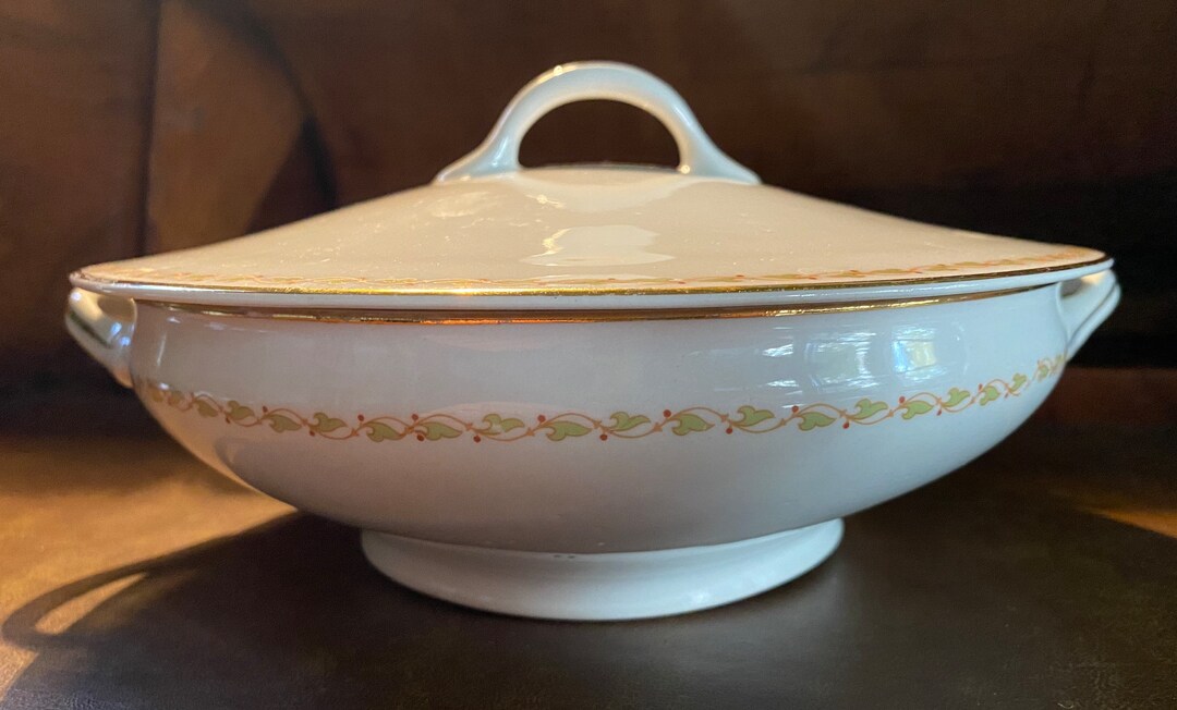 Vintage Warwick Pottery Covered Vegetable Dish - Etsy