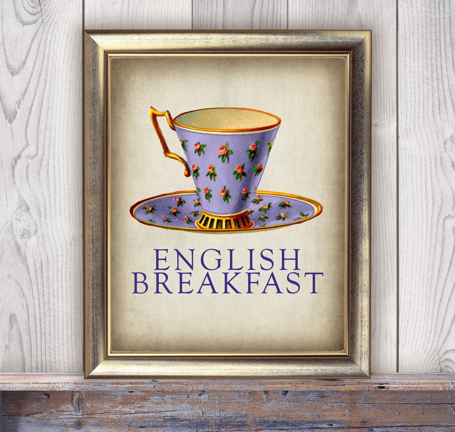 PRINTABLE Tea Time Print SET of 3 Printable Tea Art Tea Cup - Etsy