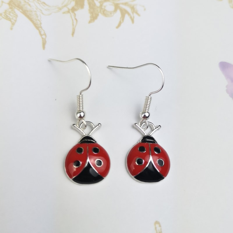 Miraculous Ladybug Earrings - Etsy