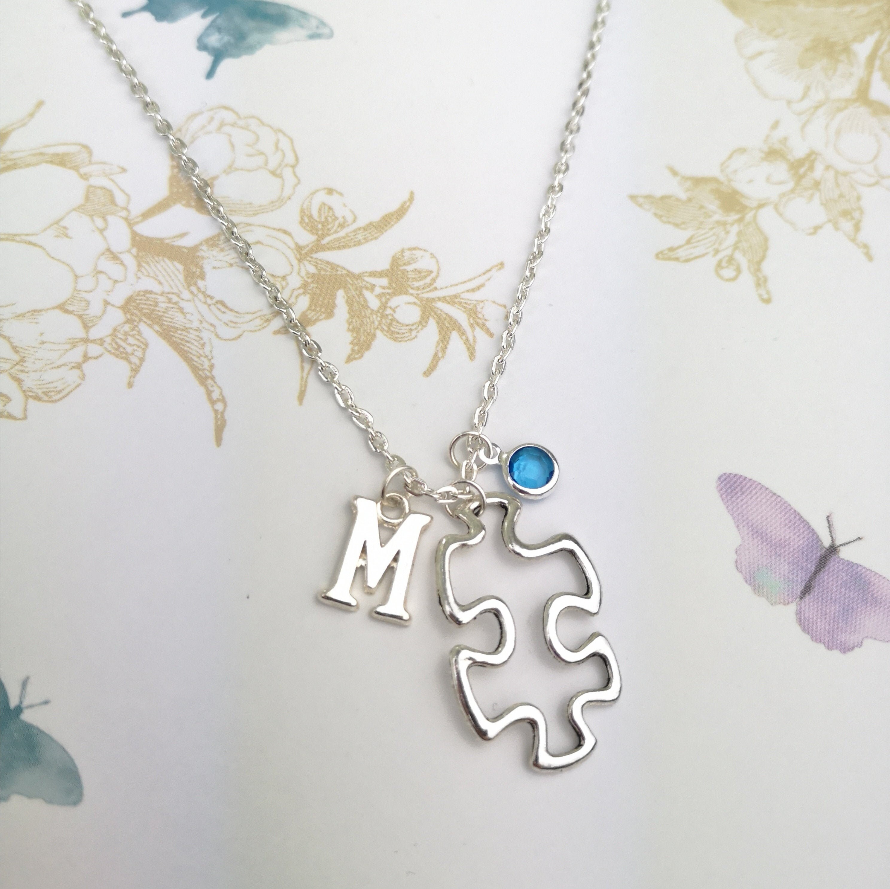 Puzzle Piece Necklace, Jigsaw Necklace, Personalized Gift, Bff Necklace ...