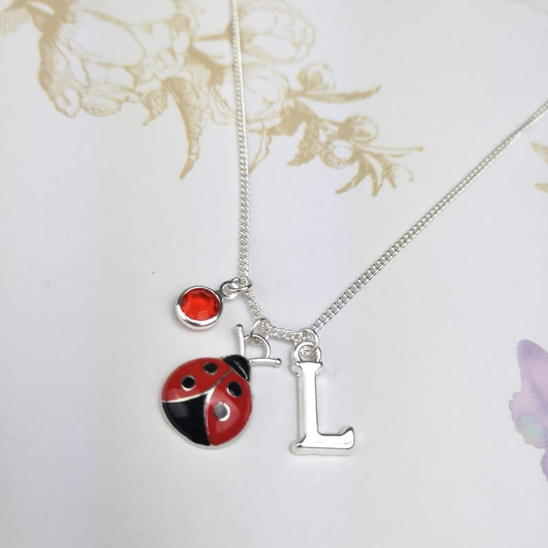 Ladybug Necklace Ladybug Gifts Personalised Gift 925 - Etsy UK