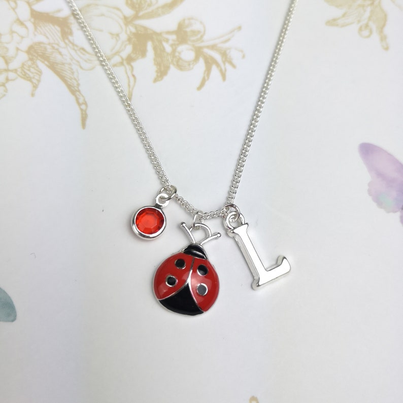 Ladybug Necklace Ladybug Gifts Personalised Gift 925 - Etsy