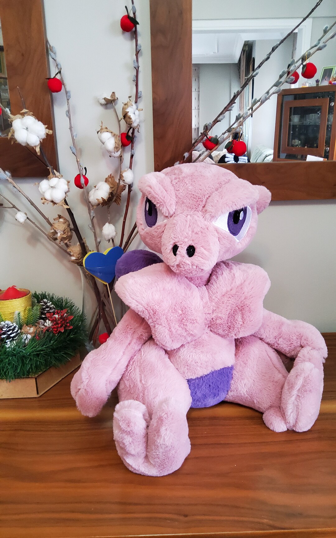 Pokemon Mewtwo Plush Toy. Size of Toy 41cm. 17 Inch Quality and Soft ...