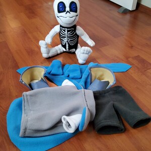 Underswap Sans Plushies Toy. All Parts of the Doll's Clothes Are ...