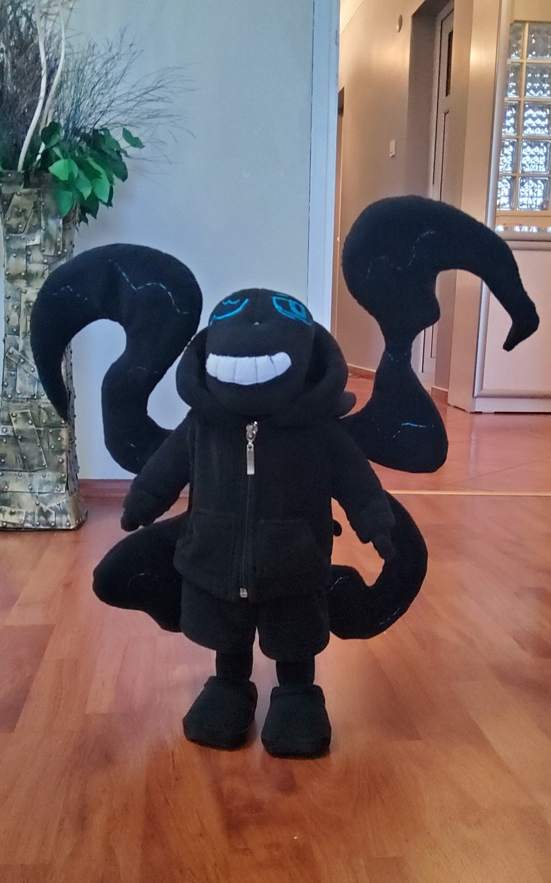 Empire Corrupted Nightmare Sans Plush Toy. All Parts of Doll's Clothes ...