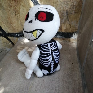 Underfell Sans Plush Toy.underverse.all Parts of the Doll's Clothes Are ...