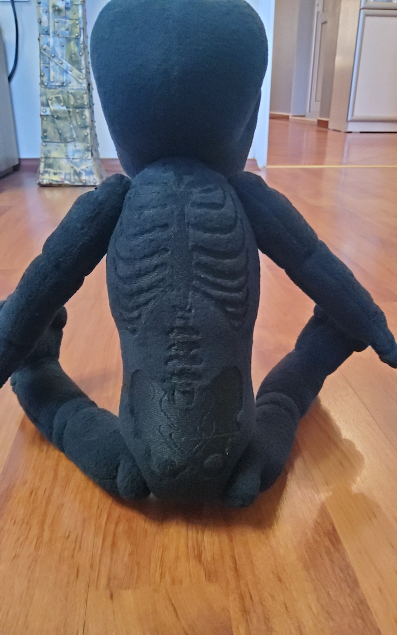 Empire Corrupted Nightmare Sans Plush Toy. All Parts of Doll's Clothes ...